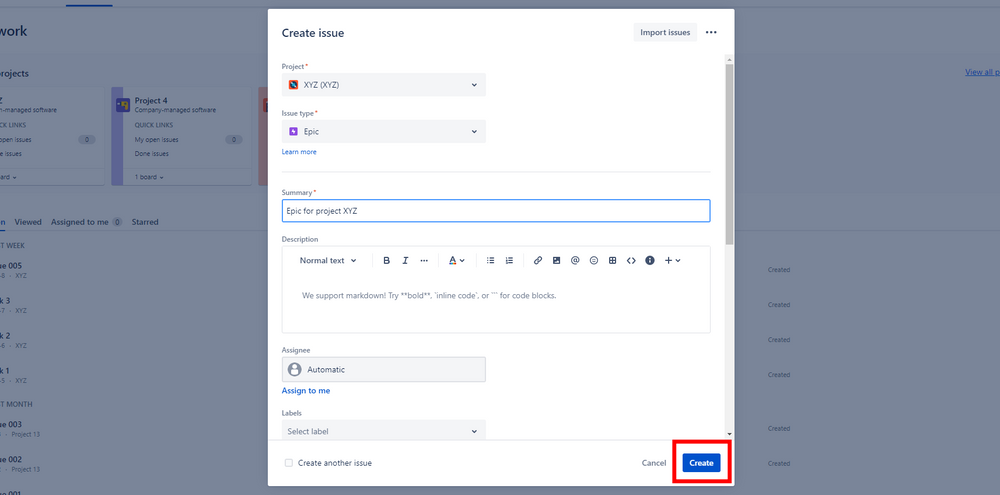 How To Create An Epic In Jira EasyRetro